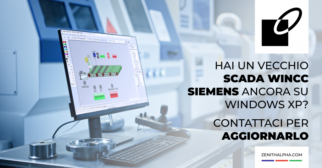 Siemens WinCC - Hai un vecchio Scada ancora su windows XP?